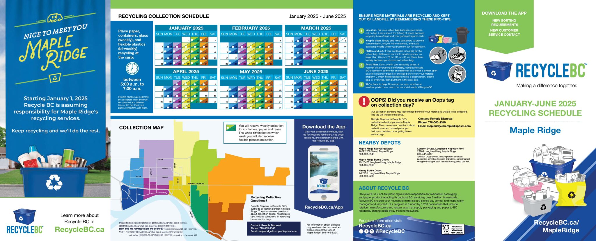 2025 Maple Ridge Recycling Guides - Recycle BC